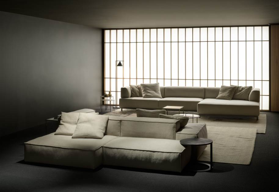 L’allestimento outdoor in Living Divani Gallery